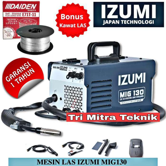 Jual Mesin las Japan Izumi Mig 130 mig 130 MMA Tig flux mig Co Tanpa ...