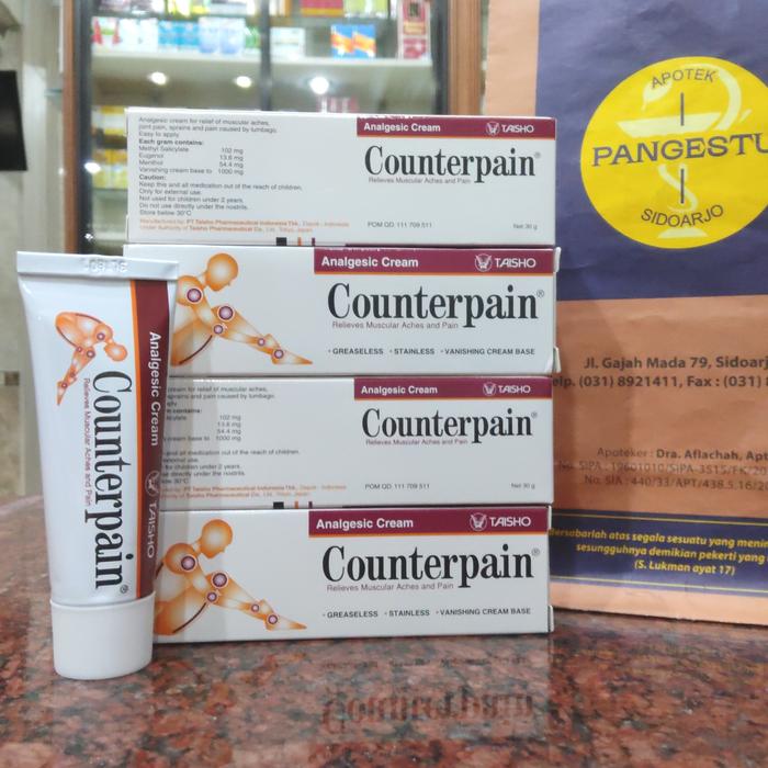 Jual Counterpain Cream 30gr / Kounterpain Konterpain Conterpen ...