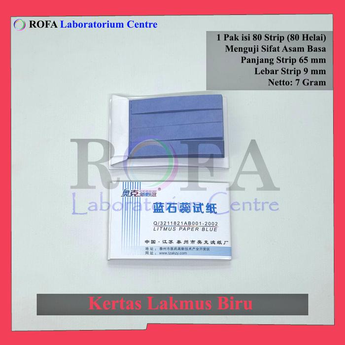 Jual Kertas Lakmus Biru / Litmus Paper Blue / Kertas pH / Indikator ...