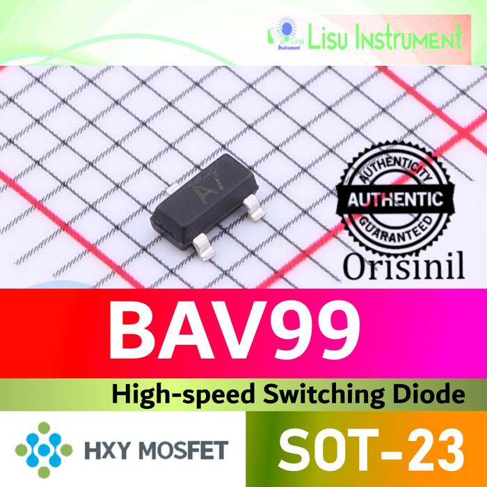 Jual BAV99 A7 SOT23 Dual Surface Mount Switching Diode Triode - HXY - Kota Depok - Lisu ...