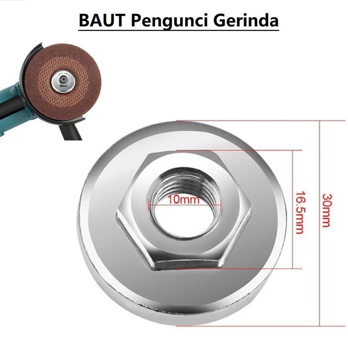 Jual Arbor Adapter Bor Listrik Menjadi Gerinda Tangan - B. Baut Baru ...