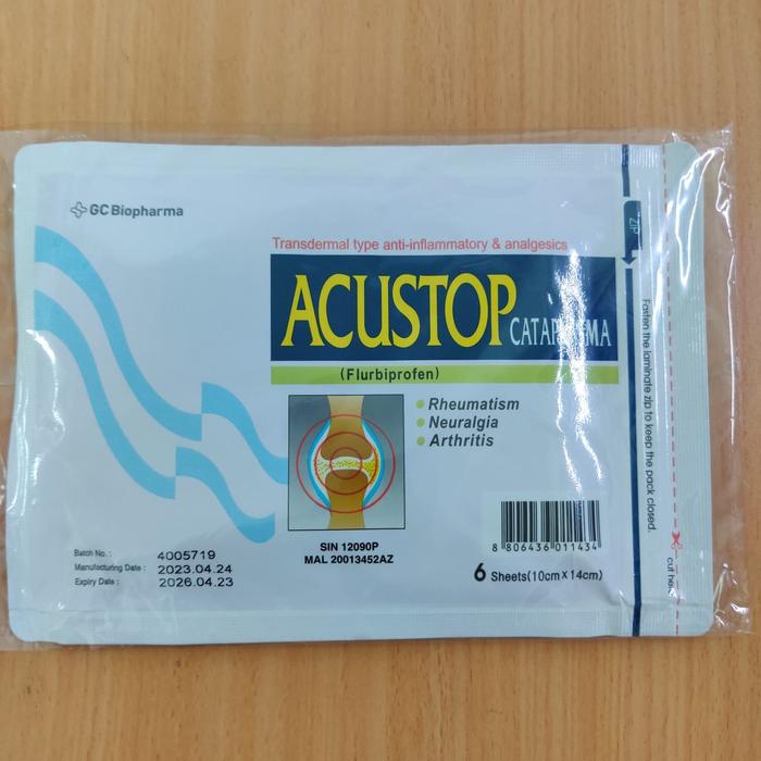 Jual Koyo Acustop Cataplasma Plaster Pereda Sakit Otot Bahu Lutut Isi 6 ...