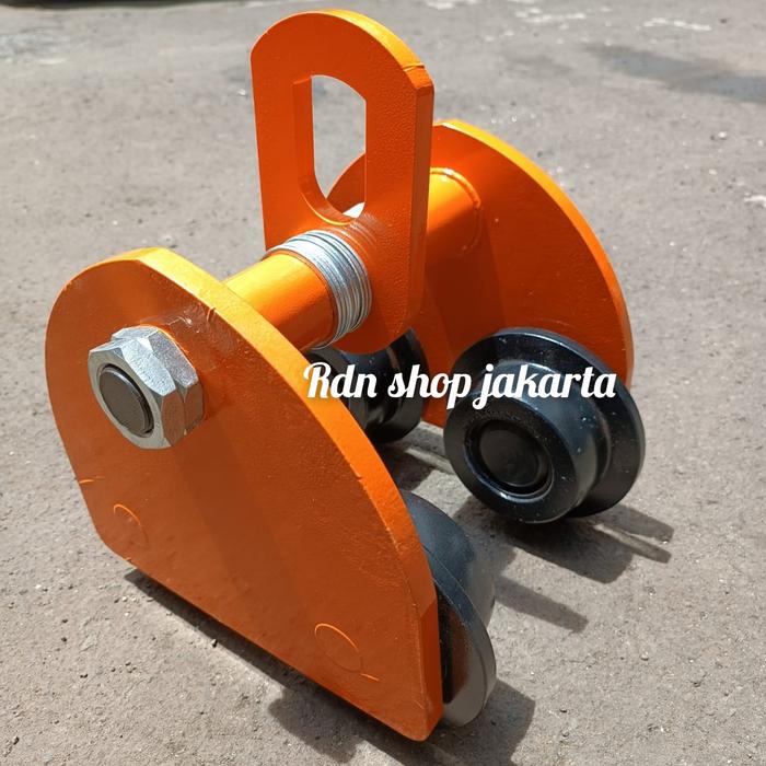 Jual Plain Trolley hoist takel kapasitas 10 ton Nagasaki Troli chain ...