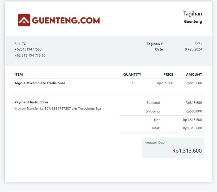 Jual Genteng Atap Bitumen Tegola Mixed Slate - Kota Tangerang - Toko ...