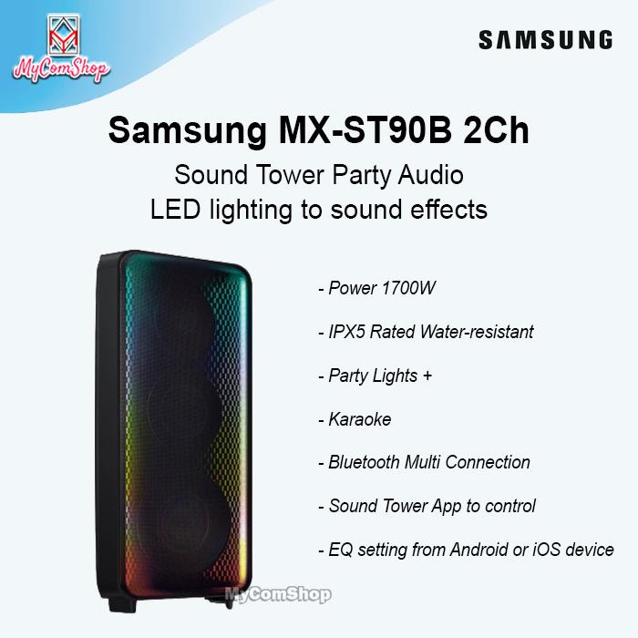 Jual SAMSUNG MX-ST90B SOUND TOWER PARTY AUDIO LED 2 CH HIGH POWER 1700W ...