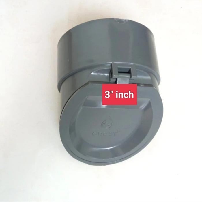 Jual BackFlow Valve 3" Inch Pvc GREST/Tutup Pembangunan Anti Bau, Tukus ...