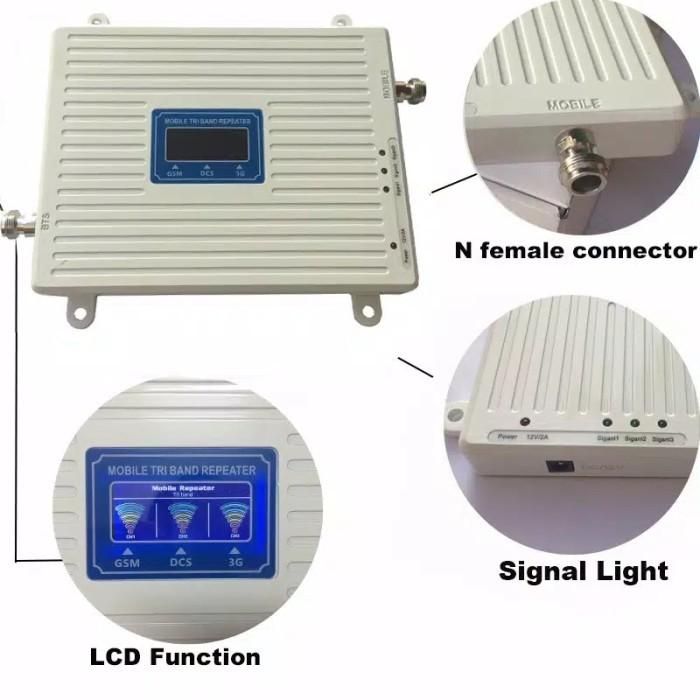 Jual Penguat Sinyal Signal Hp Internet 2g 3g 4g Triband 900-1800-2100mhz Di Seller Zenin ...