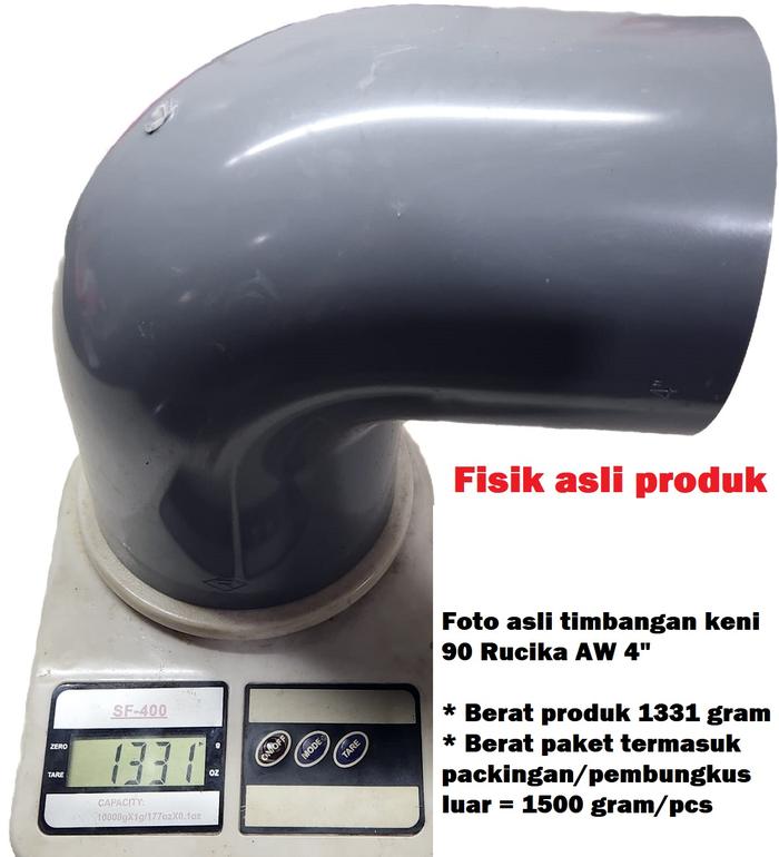 Jual Knee knie Keni 4" 4 inch elbow 90 derajat PVC pipa siku L ada D ...