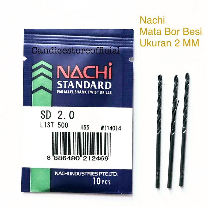 Jual Nachi 2 MM Mata Bor Besi HSS - Nachi matabor Besi HSS 2MM - Kab. Tangerang ...