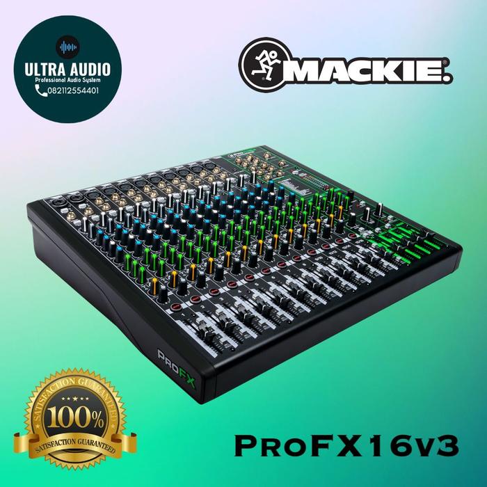 Jual Mackie ProFX16v3 ProFX16 v3 16-channel mixer with USB,EFFECTS ORIGINAL - Jakarta Barat ...