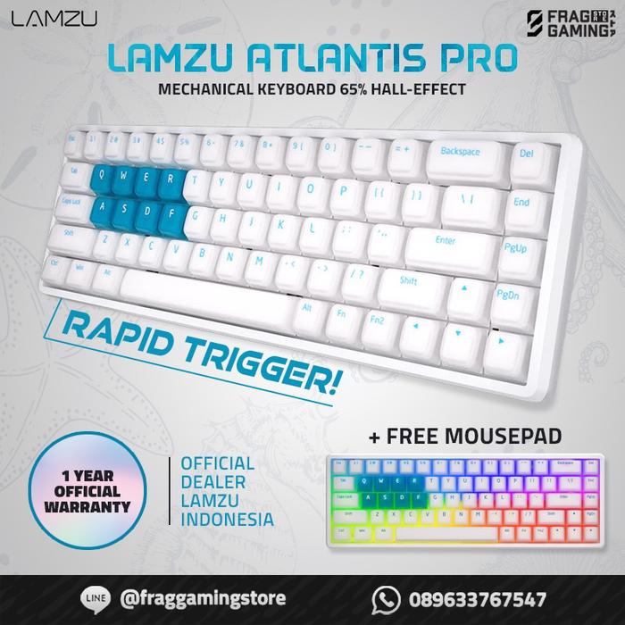 Jual Lamzu Atlantis Pro Keyboard 65% Hall-Effect Rapid trigger ...