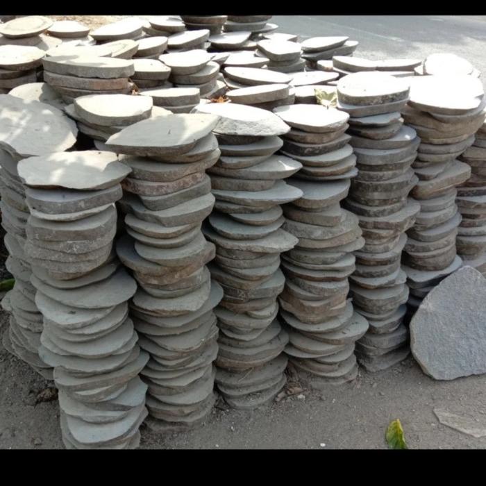 Jual Batu steping pijakan taman bulat alami / Batu Alam - Kab ...