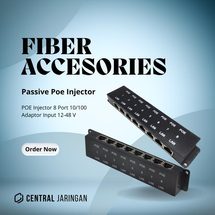 Jual Passive POE Injector 8 Port - Jakarta Barat - Central Jaringan ...
