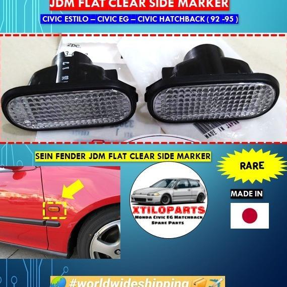 Jual ZL Lampu Sein Fender Flat JDM Side marker Honda Civic Estilo SR3 ...