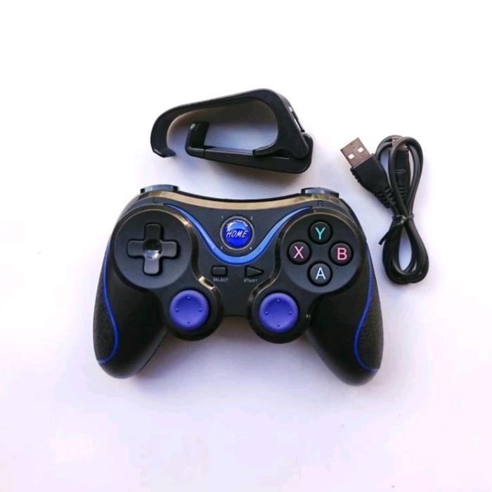 Jual gamepad Bluetooth X3 WIRELESS CONTROLLER JOYSTICK - Merah, standard - Kota Denpasar ...