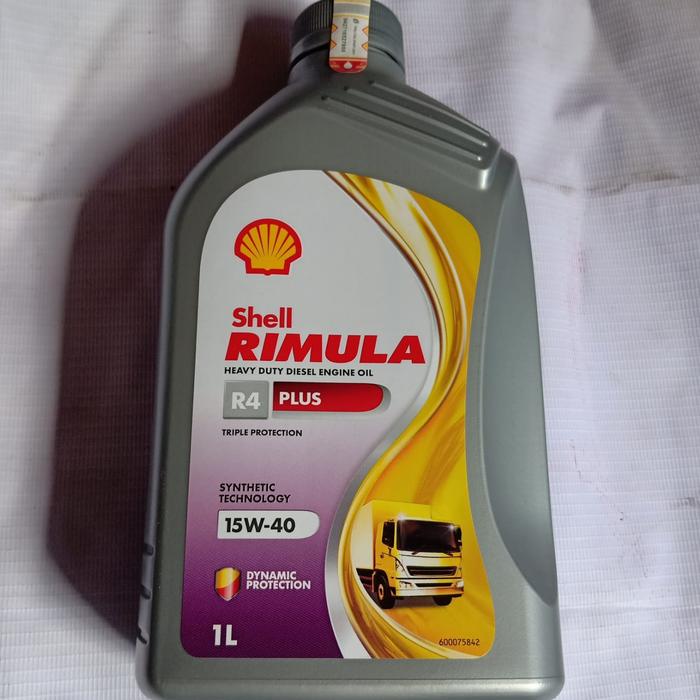 Jual Oli Mesin Shell Rimula R4 X SAE 15W 40 Botol 1 Lt Original ...