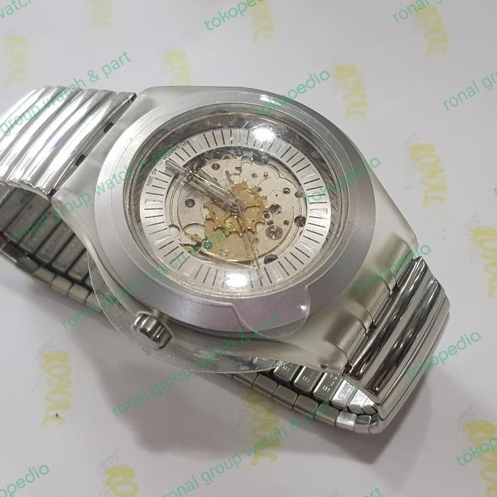 Jual JAM SWISS SWA TCH AUTOMATIC SKELETON NO DATE AG2004 ETA MOVEMENT ...