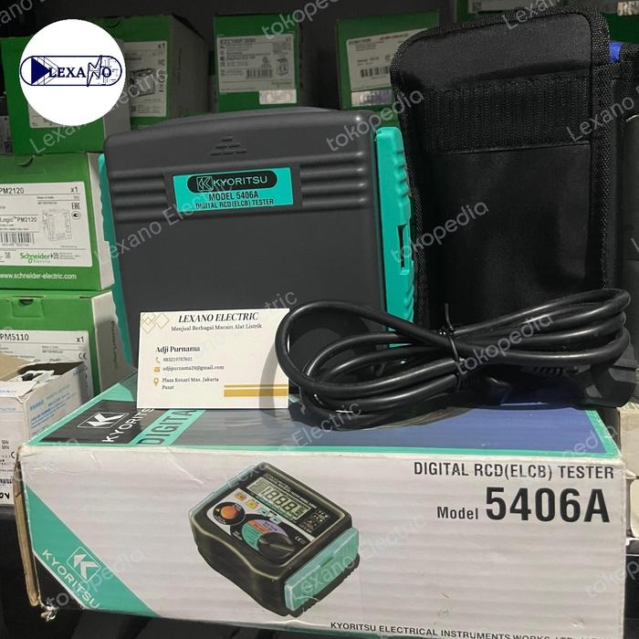 Jual Kyoritsu 5406A RCD ELCB TESTER RESIDUAL CURRENT DEVICE TESTER 5406 ...