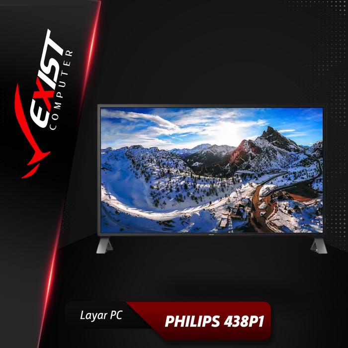 Jual Monitor Led Philips 438P1_70 Layar Lcd Ultra Hd 4K Dengan ...
