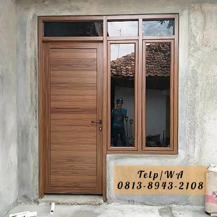 Jual Kusen Pintu & Jendela Aluminium Motif Urat Kayu - Jakarta Barat ...