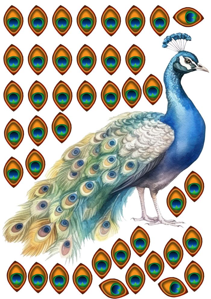 Jual TOPPER BURUNG MERAK/HIASAN SESERAHAN PERNIKAHAN/HIASAN BUKET ...