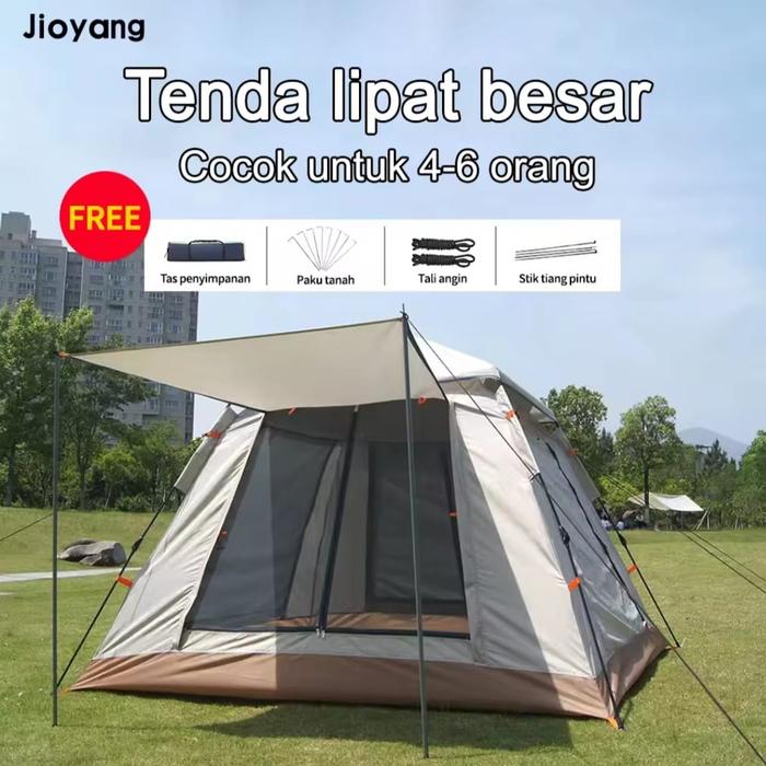 Jual Tenda Camping Buka Otomatis 5 8 Orang Tenda Camping Keluarga ...