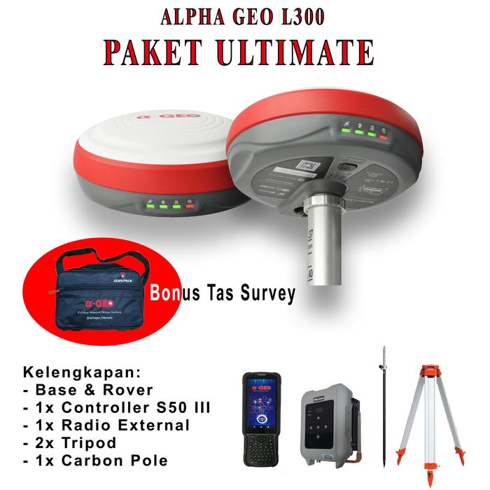 Jual GPS Geodetik Alpha Geo L300 IMU GNSS RTK Ultimate - Jakarta Pusat ...