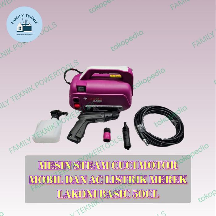 Jual MESIN STEAM CUCI MOTOR MOBIL LAKONI BASIC 50CL / JET CLEANER CUCI ...