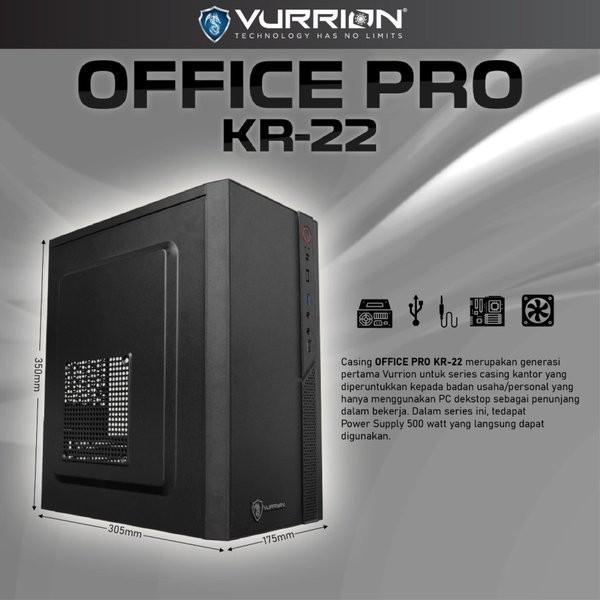 Jual Casing PC Vurrion ATX - Case KR20 KR21 KR23 USB 3.0 - KR22 - Kota ...