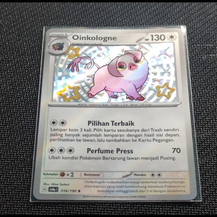 Jual SHINY OINKOLOGNE SV4A S POKEMON TCG INDONESIA - Jakarta Barat ...