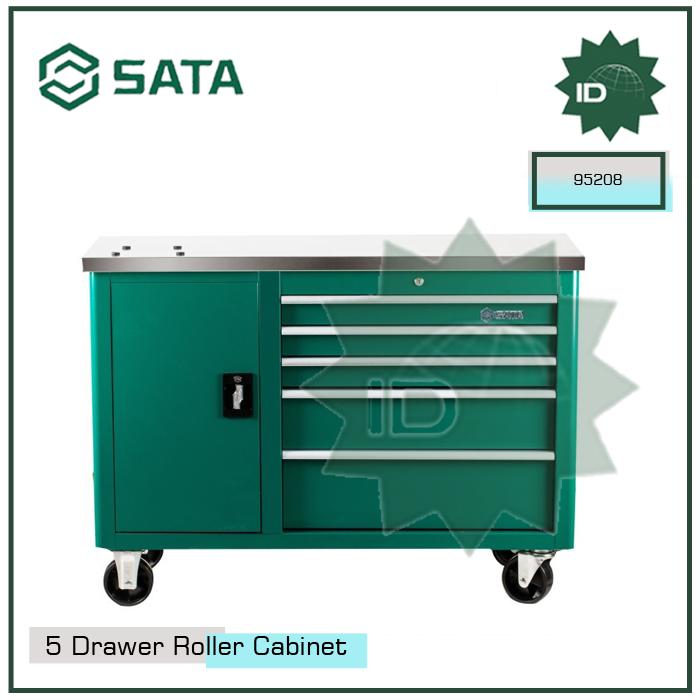 Jual MEJA KERJA DRAWER 47 INCH 5 DRAWER TROLLER CABINET 95208 SATA ...