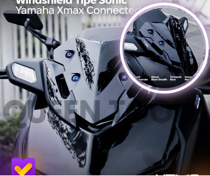 Jual Winshield Visor Xmax X-Max Connected Nemo Model Sonic - Jakarta ...