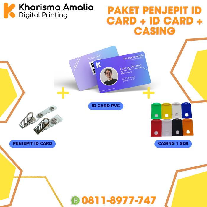 Jual Paket Id Card + Casing + Penjepit Id Card - Kota Bekasi - KHARISMA ...