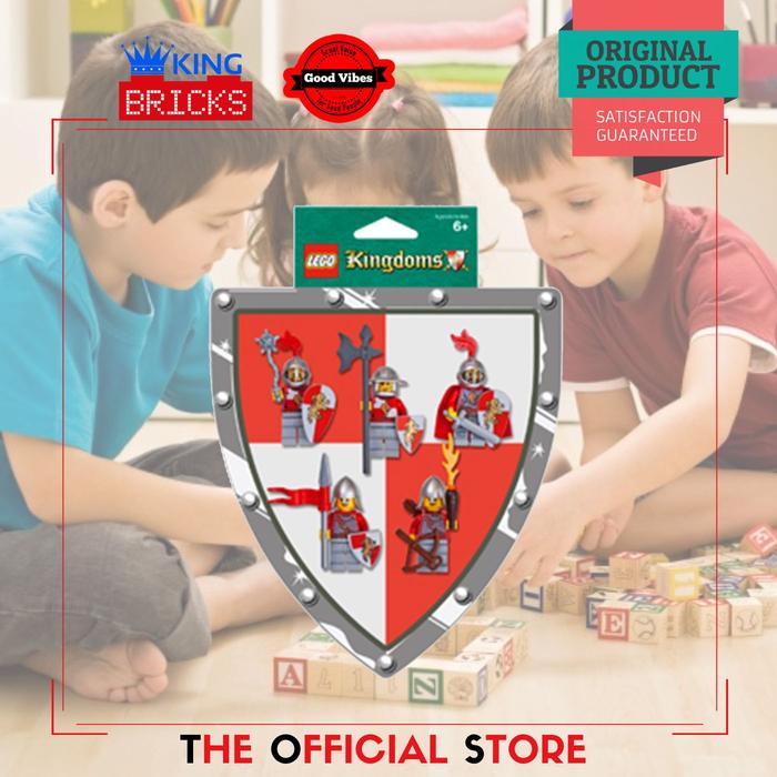 Promo LEGO Original KINGDOM 852921 Lion Knight Battle Pack Mainan Anak ...