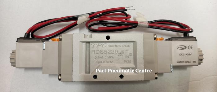 Jual Solenoid Valve Pneumatic TPC RDS5220-5G-02 DC24V - Jakarta Barat ...