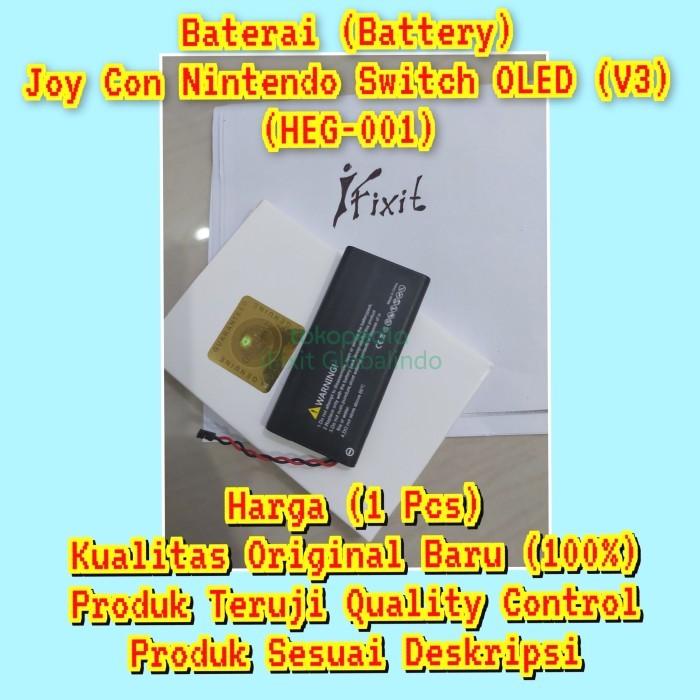 Jual Baterai Battery Joy Con Nintendo Switch OLED V3 (HEG-001) New ...