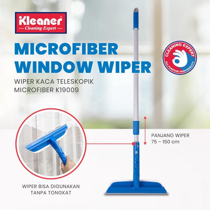 Promo Kleaner Alat Pembersih Kaca 2 in 1 Wiper Jendela Teleskopik Microfiber - Jakarta Barat ...