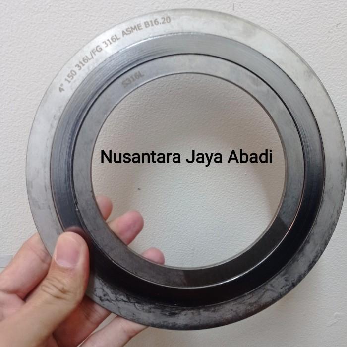 Jual Spiral Wound Gasket Ansi 150 Stainless 316 4 " inchi DN 100 SWG - Jakarta Barat ...