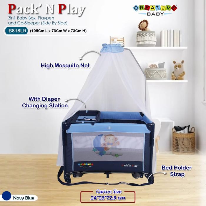 Jual Creative baby box b808R merek pliko - NAVY BLUE - Jakarta Utara ...