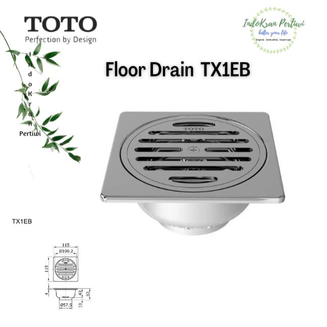 Jual Floor Drain TOTO TX1EB / Saringan got kamar mandi TOTO - Kab. Tangerang - INDOKRAN PERTIWI ...