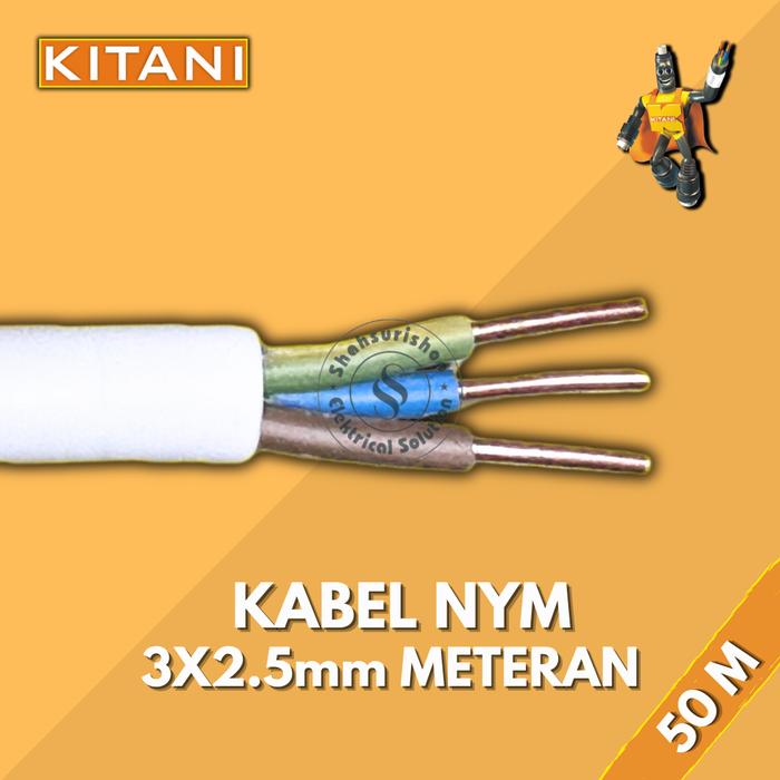 Jual KITANI KABEL NYM 3X2,5MM METERAN PERMETER - Jakarta Timur ...