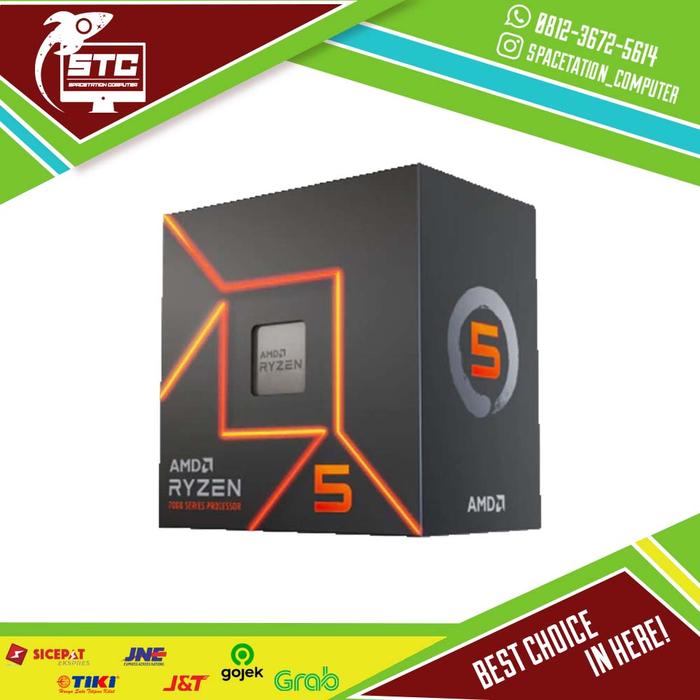 Jual Processor AMD RYZEN 5 7600 BOX Included Fan - Kota Denpasar ...
