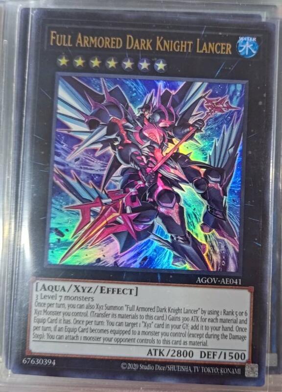 Jual Kartu Yugioh AE AGOV-AE041 Full Armored Dark Knight Lancer - QSE ...