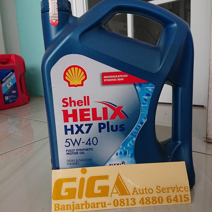 Jual shell helix hx7 5w 30 asli 4 liter oli mobil bensin diesel - Kota ...