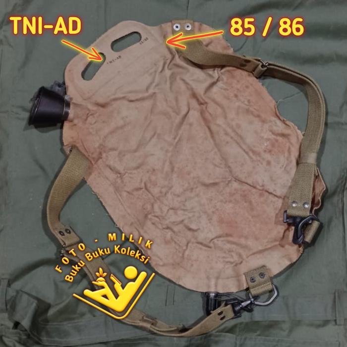 Jual Vintage Military Water Bladder Canvas Backpack Ransel Air Jadul ...