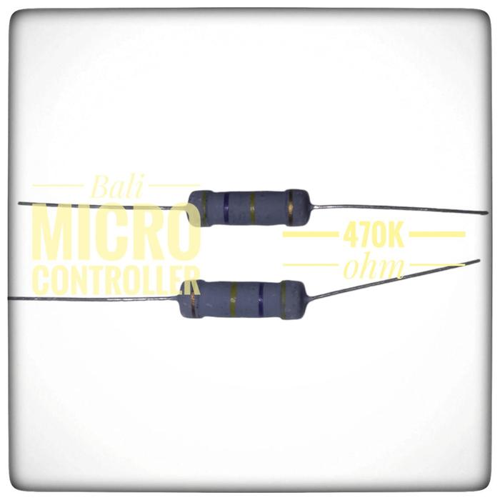 Jual Resistor 2W 5% 470K OHM - Kota Denpasar - Bali Micro Controller ...