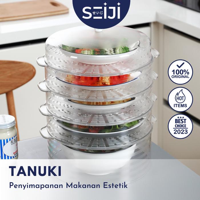 Promo SEIJI Tudung Saji Susun 5 Tingkat Kue Roti Cemilan Pelindung ...