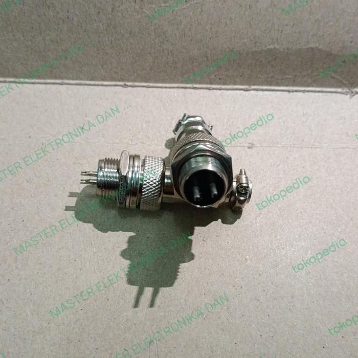 Jual 5265 connector konektor cb gx12 12mm 12 mm 2pin 2 pin male female ...