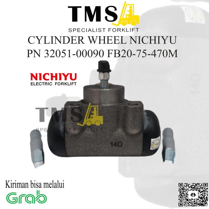Jual Cylinder Wheel 32051-00090 Forklift Nichiyu FB20-75-470M - Kota ...