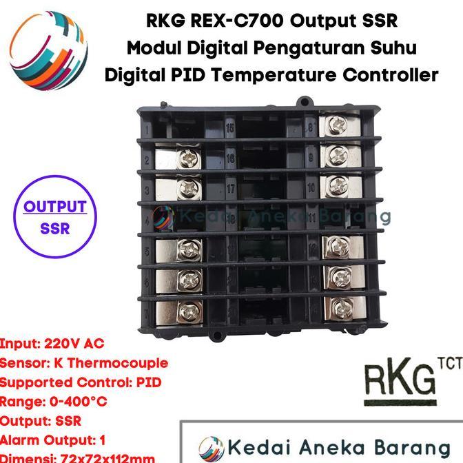 Jual "Gra" PID Rex C700 Rex-C700 Temperatur Temperature Controller Output - Kab. Tangerang ...